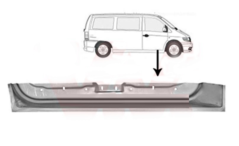 DONJI DEO PREDNJIH VRATA UNUTRASNJI Desna str. MERCEDES VITO (W638) (1996-2004)