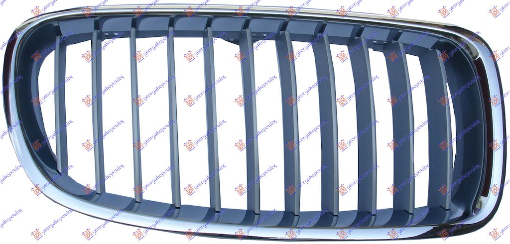 PVC MASKA CENTRALNA HROM/SREBRNA Desna str. BMW SERIES 3 (F30/F31) SDN/S.W. (2012-2014) (OEM: 51137263480)