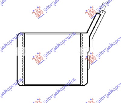 GREJAC KABINE (M) (160x164x45) ISUZU P/U D-MAX (2002-2007) (OEM: 1806118, 94327444, 8943274442)