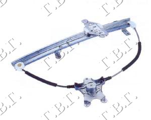 PODIZAC PREDNJEG PROZORA MEHANICKI Leva str. NISSAN P/U (D22) NAVARA 2WD-4WD (2001-2010) (OEM: 80720-2S400, 807202S400)