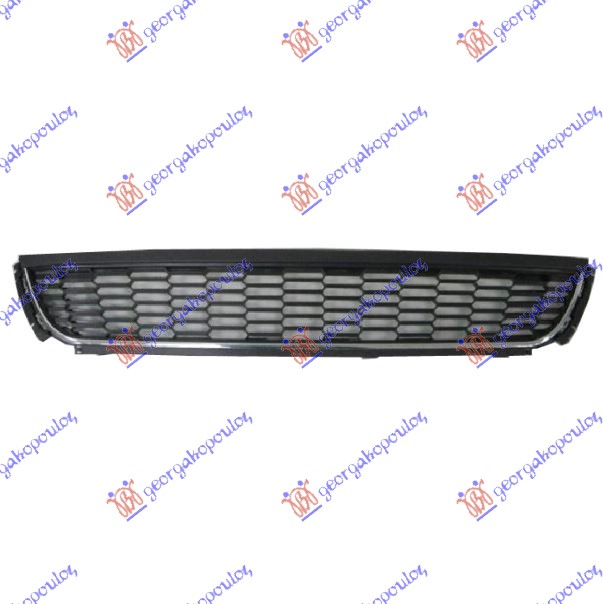 CENTRALNA RESETKA U BRANIKU SA HROM LAJSNOM VW POLO (2009-2014) (OEM: 6R0853101, 6R08536719B9)