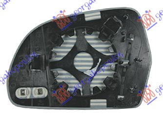 STAKLO RETROVIZORA PLAVO SA GREJACEM (KO Desna str. SKODA SUPERB (2008-2013) (OEM: 1Z0857522B)