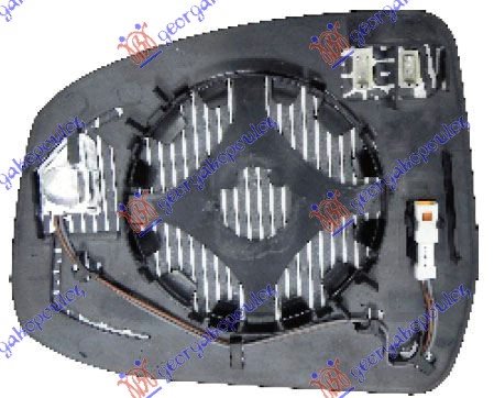 STAKLO RETROVIZORA SA GREJACEM (MRTAV UGAO) Desna str. FORD FOCUS (2011-2014) (OEM: 1703597)