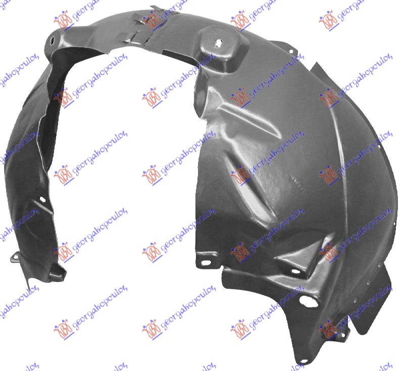 POTKRILO PLASTICNO Leva str. OPEL CORSA E (2015-2019) (OEM: 1101171, 13435274)