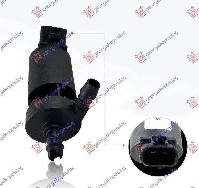 MOTOR PRSKALICE FAROVA TOYOTA RAV 4 (XA20) (2000-2005) (OEM: 36705-75730, 3670575730, 85280-30020)