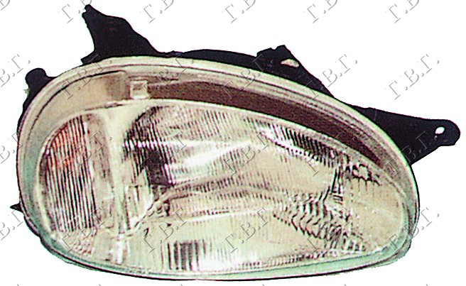 FAR (TYC) Leva str. OPEL CORSA B (1997-2000) (OEM: 1216488, 90444786)