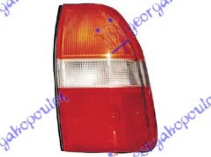 STOP LAMPA (TAJLAND) Desna str. MITSUBISHI P/U L200 (1997-1999) (OEM: MR109128)