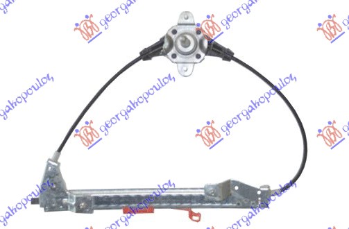 PODIZAC ZADNJEG PROZORA MEHANICKI Leva str. FIAT PUNTO EVO (2009-2012) (OEM: 51723324)