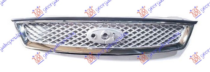 PVC MASKA SREBRNA (HROM OKVIR) FORD FOCUS (2004-2008) (OEM: 5M51-8200-AB, 5M518200AB)