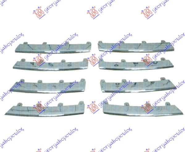 LAJSNA PVC MASKE HROM SET VW GOLF V VARIANT (2007-2009) (OEM: 1K5853761A2ZZ, 1KM898653)