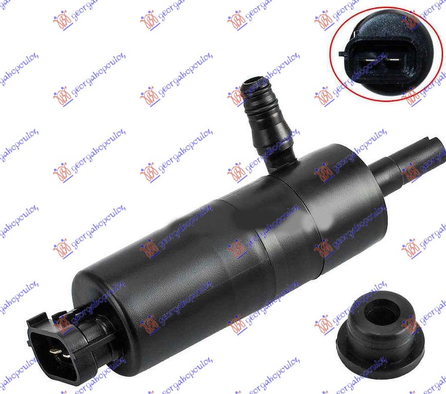 MOTOR PRSKALICE FAROVA OPEL VECTRA B (1999-2002) (OEM: 1452104, 4832911, 13157637)