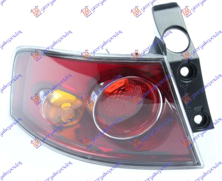 STOP LAMPA SPOLJASNJA (CRVENA) Leva str. SEAT IBIZA (2002-2008) (OEM: 6L6945111B, LLD572)