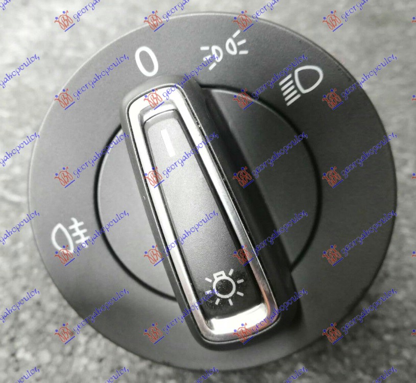 PREKIDAC ZA FAROVE (ZUTO SVETLO) (10 PIN) VW GOLF SPORTSVAN (2018-) (OEM: 5G0941431AJ, 5G0941431BG)