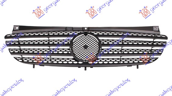 PVC MASKA MAT-CRNA MERCEDES VITO (W639) & VIANO (2004-2010) (OEM: 63988001859051, A6398800185)