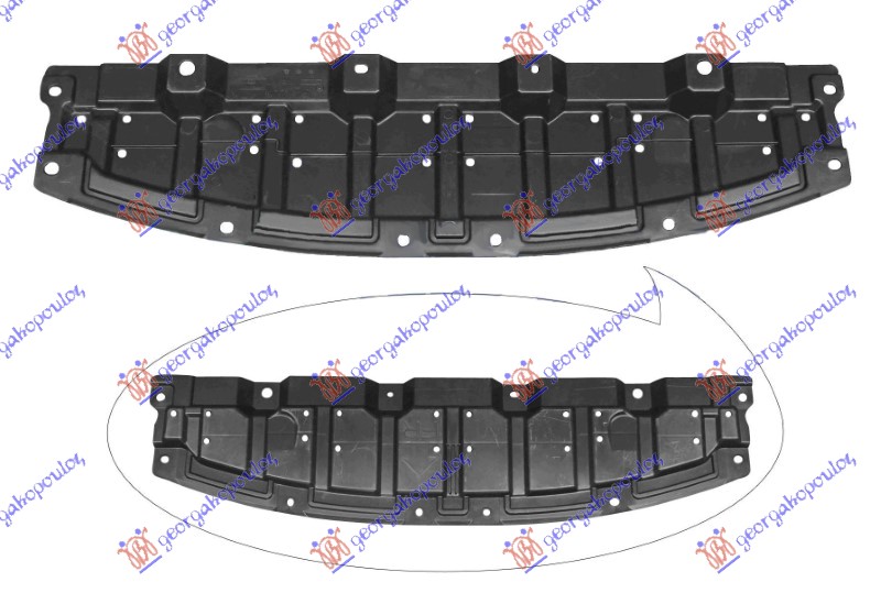 ZASTITA MOTORA PREDNJA PLASTICNA NISSAN X-TRAIL (2021-) (OEM: 75892-6RR0A, 758926RR0A)