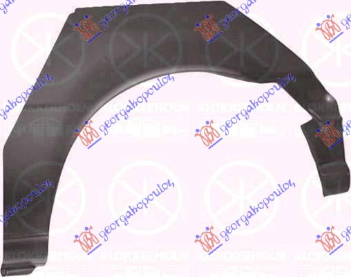 RUB 2 VRATA Leva str. FORD FIESTA III (1990-1995)