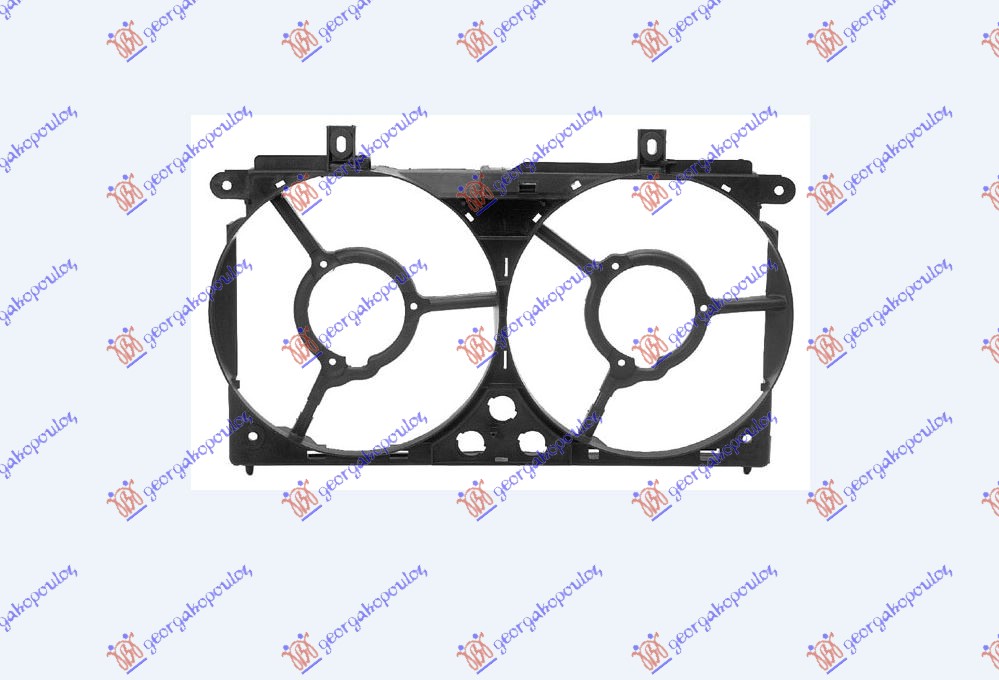 NOSAC VENTILATORA DUPLI BENZ-DIZEL CITROEN SAXO (1999-2004) (OEM: 1305 T5, 1305T5)