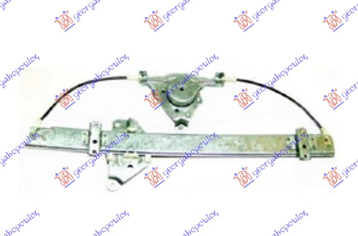 PODIZAC PREDNJEG PROZORA ELEKTRICNI (BEZ MOTORA ) Desna str. NISSAN P/U (D21) 2WD-4WD (1992-1997) (OEM: 80710-78G15, 80710-78G16, 8071078G15)