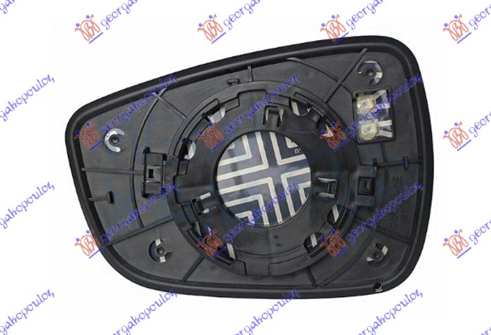 STAKLO RETROVIZORA SA GREJACEM Desna str. HYUNDAI i30 5D (2014-2017) (OEM: 87621-3X060, 87621-A6010, 876213X060)