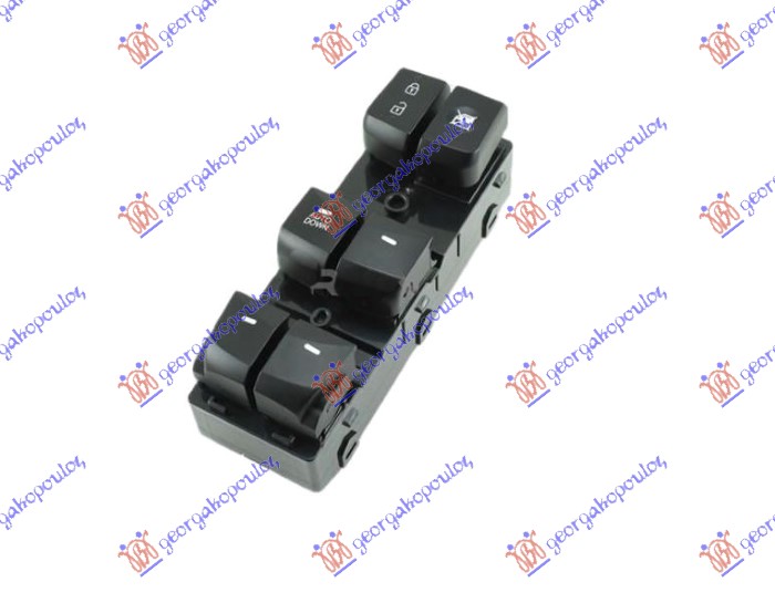 PREKIDAC U PRED. VR. (4) 16 PIN AUTODOWN Leva str. HYUNDAI ELANTRA (2011-2013) (OEM: 93570-3X032, 935703X032)