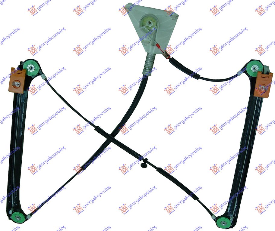 PODIZAC PREDNJEG PROZORA BEZ MOTORA 3 VRATA Leva str. AUDI A3 (2008-2012) (OEM: 8P3837461A)