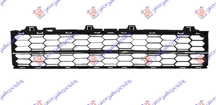 RESETKA PREDNJEG BRANIKA SA HROMIRANOM LAJSNOM SKODA SUPERB (2015-2019) (OEM: 3V0853677A9B9, 3VD853677)