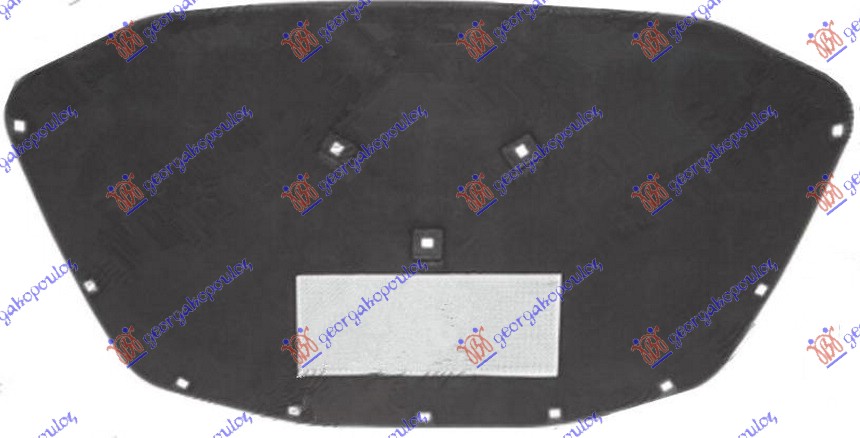 IZOLACIJA HAUBE SKODA OCTAVIA 5 (2004-2008) (OEM: 1Z0863831, 1Z0863831A)