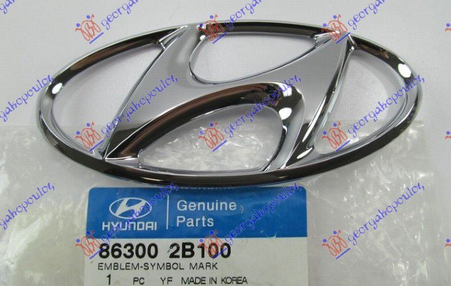 ZNAK NA MASCI (O) HYUNDAI SANTA FE (2005-2009) (OEM: 86300-2B100, 863002B100)