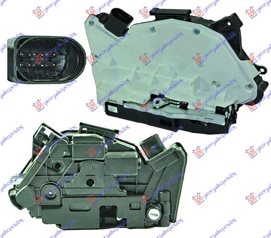 BRAVA ZADNJIH VRATA CENTRALNO ZAKLJUCAVANJE 6PIN 09 – A KV Desna str. SEAT IBIZA (2008-2012) (OEM: 1S4839016C, 5N0839016A, 5N0839016C)