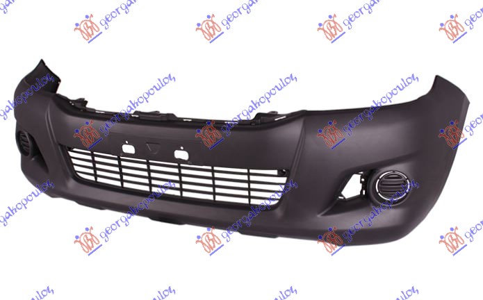 PREDNJI BRANIK (BEZ RUPE ZA RUB) TOYOTA HI-LUX 2WD/4WD (2012-2015) (OEM: 52119-0K980, 521190K980)