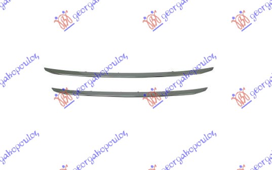 LAJSNA RESETKE HROM (SET 2 DELA) PEUGEOT 2008 (2013-2016) (OEM: 1610144980)