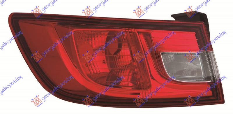 STOP LAMPA SPOLJASNJA (TURSKA) Leva str. RENAULT CLIO (2013-2016) (OEM: 265504091R)