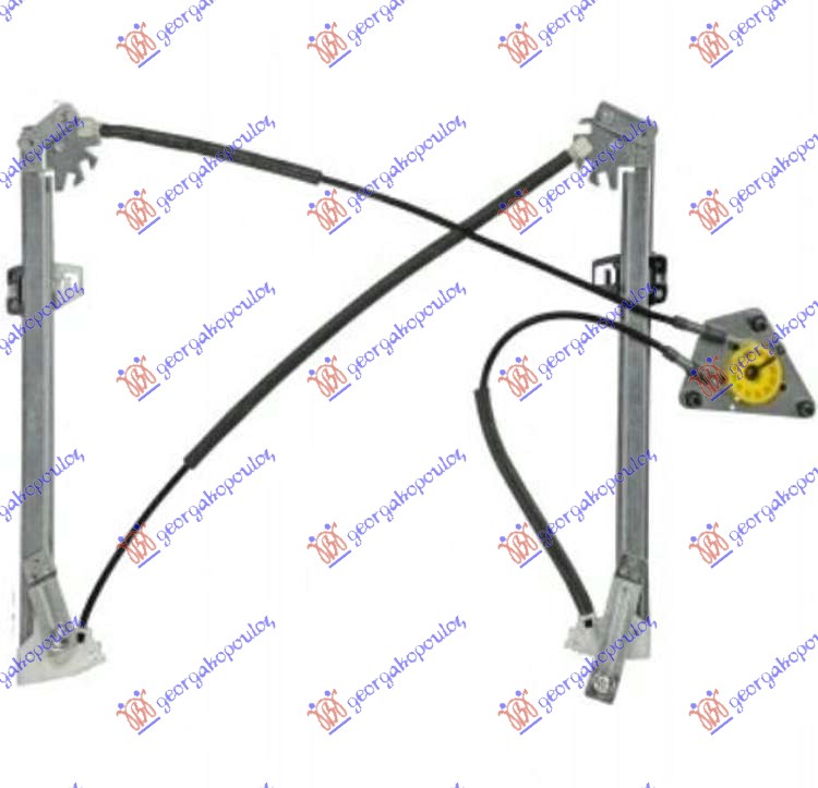 PODIZAC PREDNJEG PROZORA ELEKTRICNI (BEZ MOTORA ) Desna str. AUDI A1 (2010-2014) (OEM: 8X4837462A)