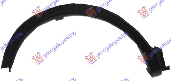 PLASTICNI RUB PREDNJEG BLATOBRANA Leva str. TOYOTA RAV 4 (2012-2016) (OEM: 75602-0R030, 756020R030)