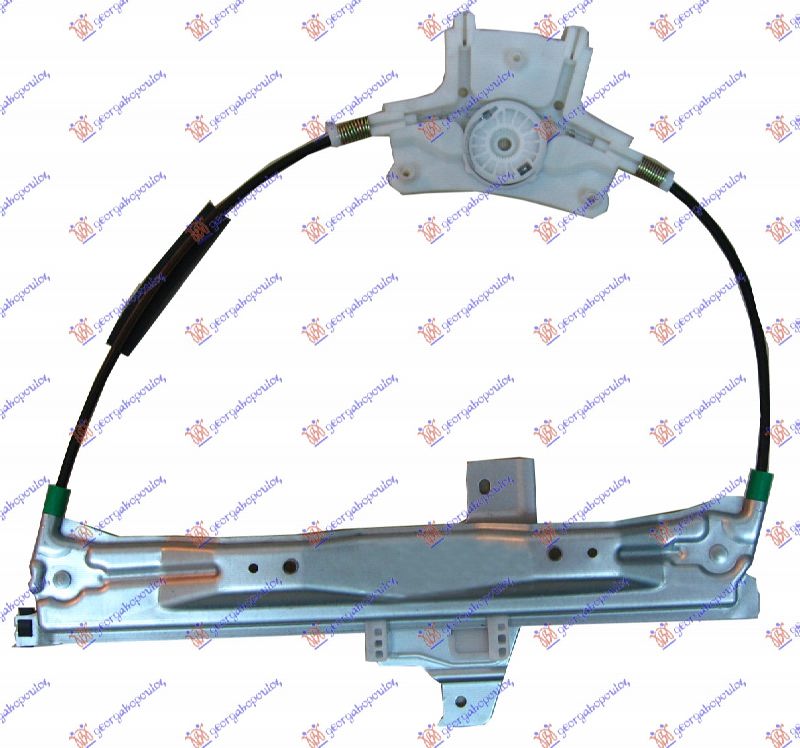 PODIZAC ZADNJEG PROZORA ELEKTRICNI BEZ MOTORA Leva str. PEUGEOT 407 (2004-2010) (OEM: 9223.91, 922391)