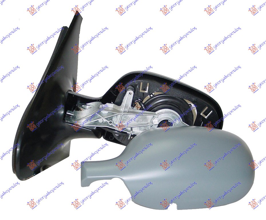 RETROVIZOR ELEKTRICNI (ASFERICNO) Leva str. RENAULT CAMPUS (2004-) / RENAULT CLIO (2001-2006) / RENAULT THALIA (2001-) (OEM: 7700435863)