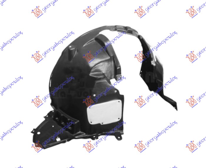POTKRILO Desna str. NISSAN QASHQAI (2017-2021) (OEM: 63840-6MA0A, 638406MA0A)