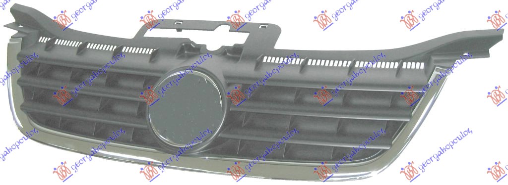 PVC MASKA CRNA SA HROM LAJSNOM VW TOURAN (2003-2006) (OEM: 1T08536513FZ)