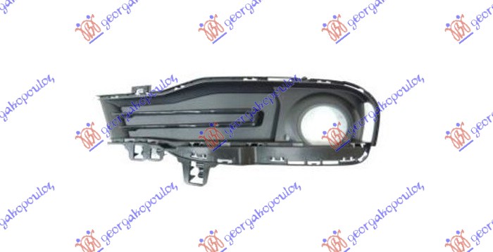 RESETKA PREDNJEG BRANIKA (SA OTVOROM ZA MAGLENKE) (BASE/LUXU) Desna str. BMW SERIES 3 (F30/F31) SDN/S.W. (2014-2018) (OEM: 51117396858)