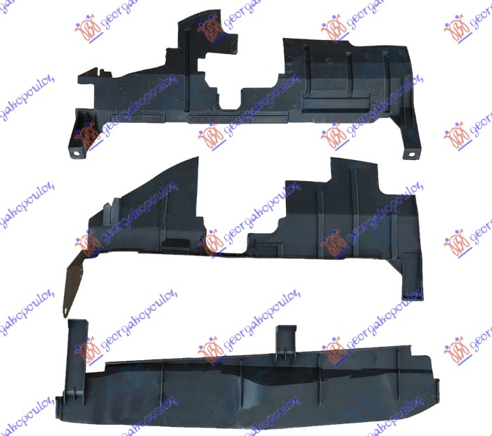 POKLOPAC HLADNJAKA PLASTICNI NISSAN MICRA (K13) (2010-2013) (OEM: 21498-1HS2A, 214981HS2A, 21499-1HS2A)