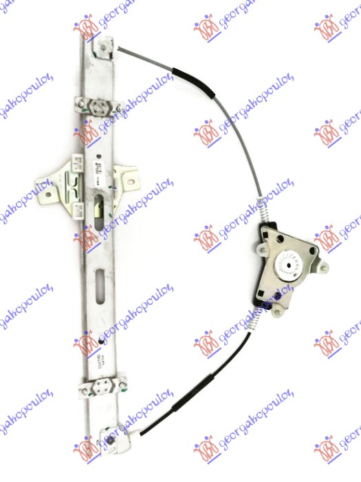 PODIZAC PREDNJEG PROZORA ELEKTRICNI BEZ MOTORA (O) Desna str. HYUNDAI i10 (2010-2013) (OEM: 82404-0X010, 824040X010)