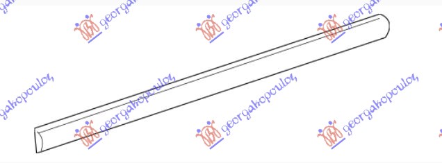 LAJSNA PREDNJIH VRATA 3VRATA (O) Leva str. HYUNDAI ACCENT H/B-L/B (2003-2005) (OEM: 87721-25700CA, 8772125700CA)