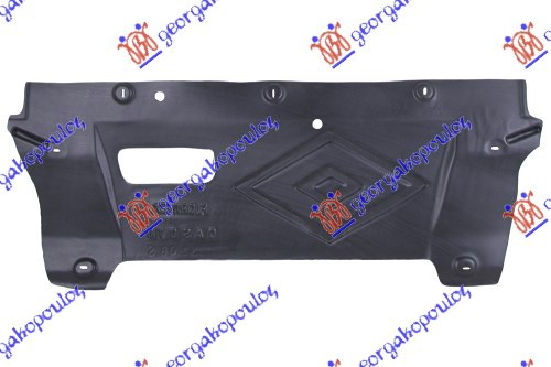 ZASTITA MOTORA ZADNJA BENZIN PLASTICNI NISSAN QASHQAI (2007-2010) (OEM: 75831-BR00A, 75831BR00A)