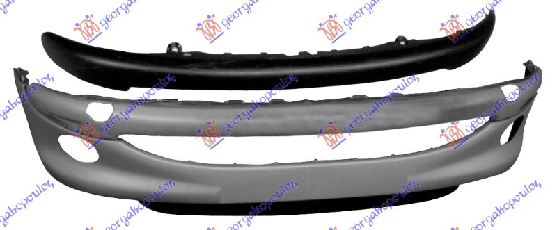 PREDNJI BRANIK PM (LAJS) (SPOJLER)(MAGL) PEUGEOT 206 (1998-2009) (OEM: 7401N3)