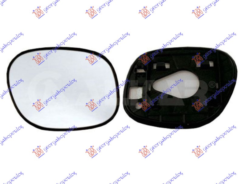 STAKLO RETROVIZORA Desna str. TOYOTA RAV 4 (XA10) (1995-1998) (OEM: 8793142010)