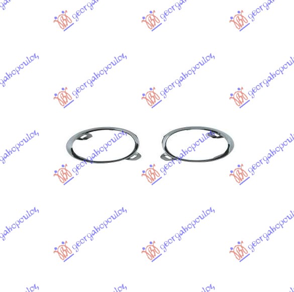 OKVIR MAGLENKE HROM (SET) RENAULT MEGANE H/B – S.W. (2014-2015) (OEM: 261527339R)