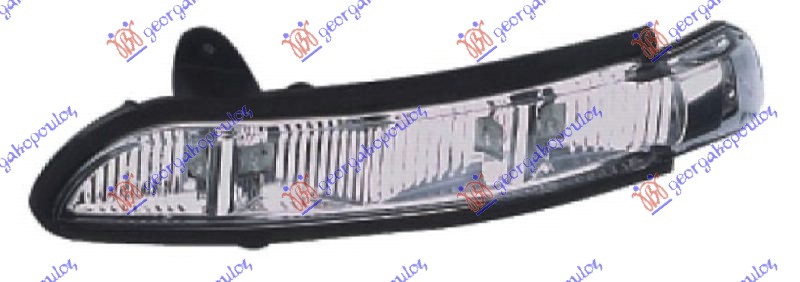 MIGAVAC U RETROVIZORU LED 06- Leva str. MERCEDES E CLASS (W211) (2002-2009) (OEM: A2118201121)