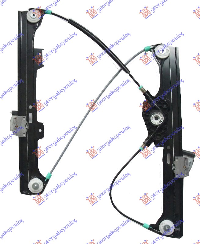 PODIZAC PREDNJEG PROZORA ELEKTRICNI BEZ MOTORA Desna str. BMW SERIES 5 (E60/61) (2003-2010) (OEM: 51337184384)