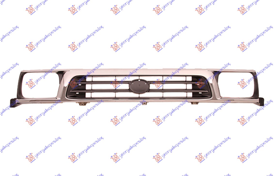 PVC MASKA HROM TOYOTA HI-LUX (LN 145) 2WD (1998-2001) (OEM: 53111-35420, 5311135380, 5311135420)