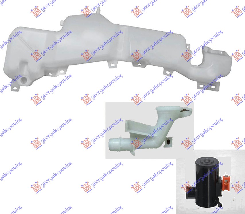 POSUDA ZA TECNOST BRISACA (SA GRLOM I MOTOROM) MITSUBISHI PAJERO (2007-2012) (OEM: 8260089, 8260464, 8260?089)